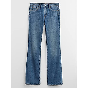GAP Womens Boot Cut Jeans, Medium Wash, 34 Regular US