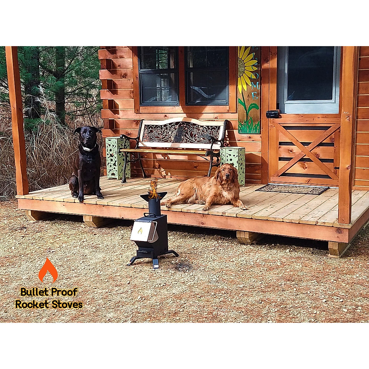 Bullet Proof Rocket Stoves 50 BMG Cooking and Emergency Tent Heater