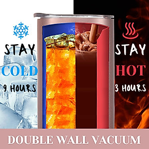 Onebttl Brittany Spaniel Gifts for Brittany Mom, Brittany Dog Design, Dog Mom Gifts, 20oz Stainless Steel Insulated Skinny Tumbler with Lid & Straw, Rose Gold - Brittany Mom