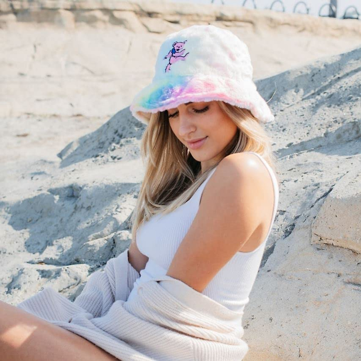 Peter Grimm, Grateful Dead Bucket Hat, Unisex (Jagger Bucket) Blue