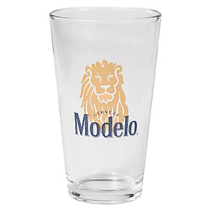 LORD'S ROCKS Modelo 16oz Pint Glass - Set of 4 Authentically Licensed Compatible