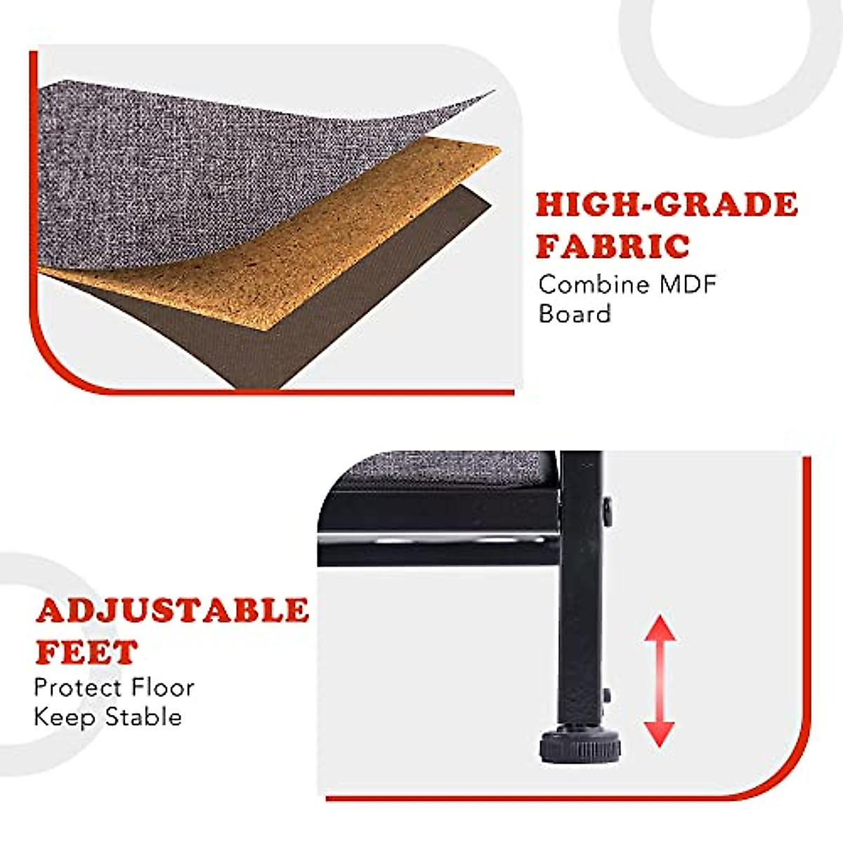 DHMAKER Fabric Dresser for Bedroom, Vertical Storage Tower with 9 Drawers for Nursery, Entryway, Closets, Organizer Unit with Steel Frame, Wood Top, Easy Pull Textured Fabric Bins - Dark Indigo