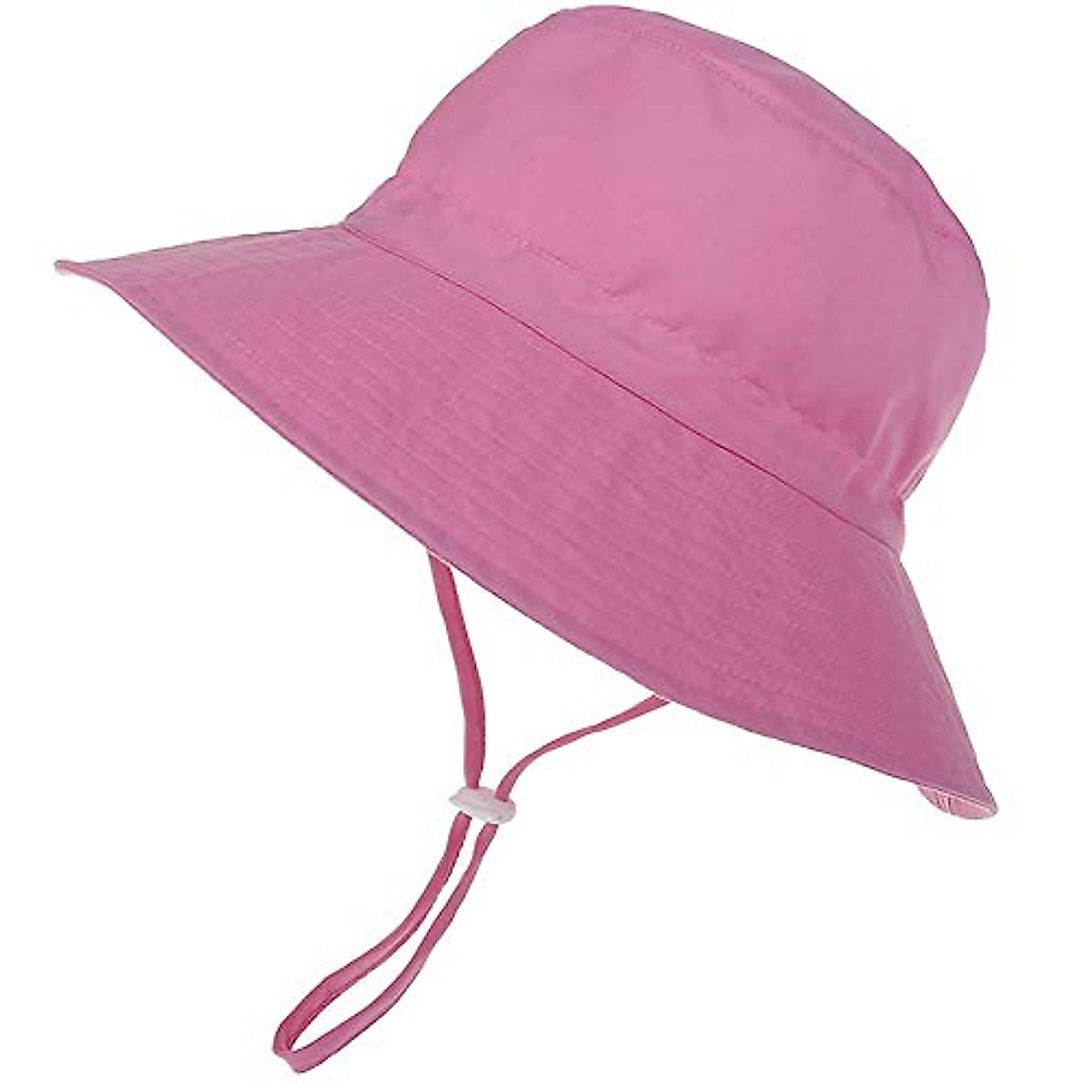 MaxNova Baby Sun Hat Toddler Summer UPF 50+ Baby Girl Bucket Hat Wide Brim Beach Hats for Baby Boys 2-7Years