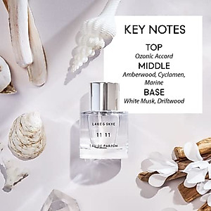 Lake & Skye 11 11 Eau de Parfum Spray, Long Lasting Fragrance, 1.7 fl oz (50 ml) - Sheer & Uplifting Scent
