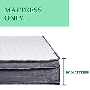 Treaton, 11" Medium Plush Hybrid Euro Top Foam Encased Innerspring Mattress, Full XL