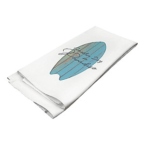 ThisWear Beach House Gifts for Women Another Day in Paradise Decorative Kitchen Tea Towel White