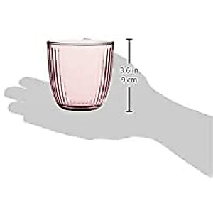 Bormioli Rocco Line Water Glass, Set of 12, 9.75 oz, Lilac Rode
