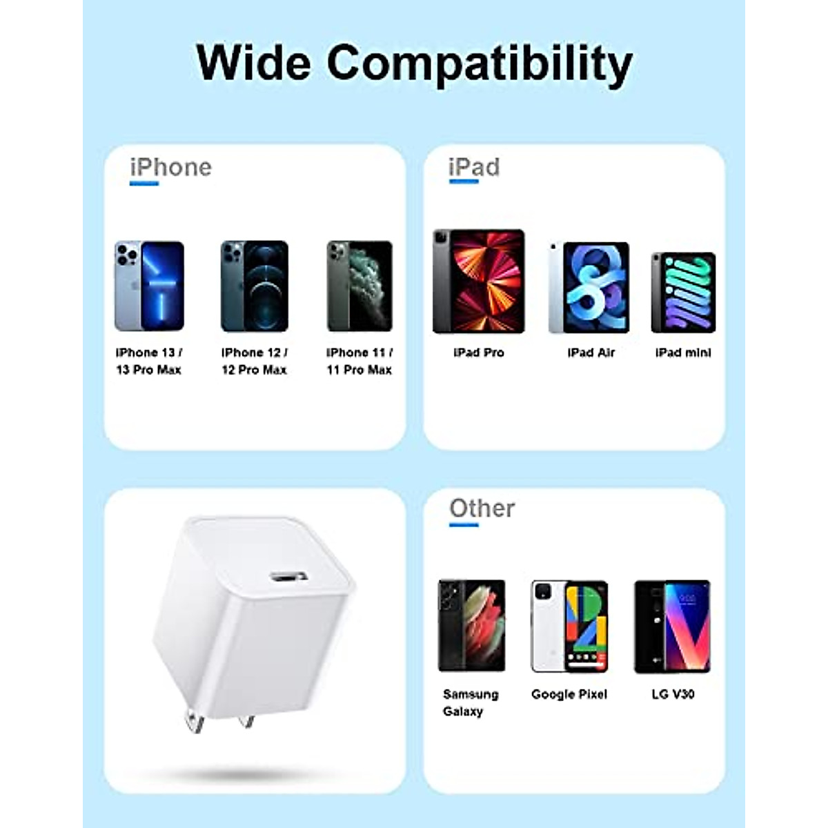 iPhone Charger Block 30W for iPhone 14 Pro Max, Deegotech GaN PD Fast Charger, Compact Mini USB-C Power Adapter for iPhone 14 iPhone14 Promax iPhone13 12 11, iPad Pro MacBook Air, for Galaxy S22