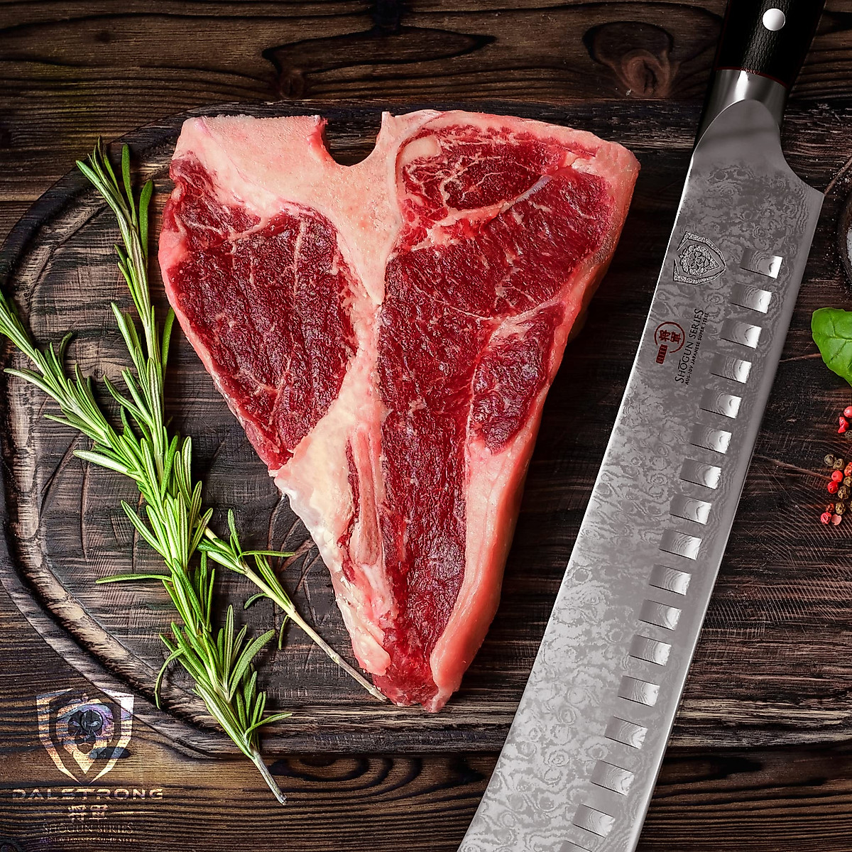 DALSTRONG Bull Nose Butcher Knife - 10 inch - Shogun Series ELITE - Japanese AUS-10V Super Steel - Vacuum Heat Treatment - with Sheath - Meat, BBQ, Breaking Knife - Kitchen Knife - BBQ, Brisket