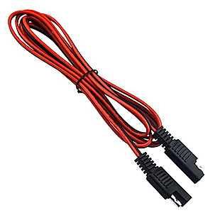 WMYCONGCONG 4 PCS SAE Extension Cable Quick Disconnect Wire Harness SAE Connector 18AWG 6.56Ft Each one(4 PCS)