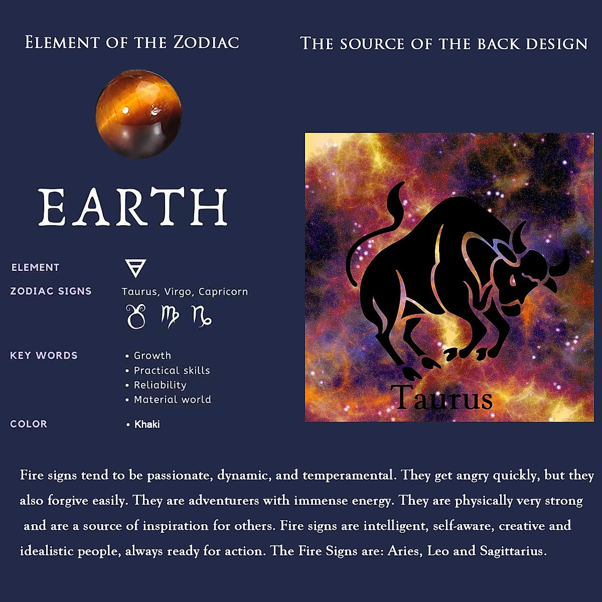 VLINRAS Zodiac Taurus Bracelet for Men Women Taurus Gifts Natural Black Onyx Stone Zodiac Charm Bracelet Constellation Horoscope Jewelry