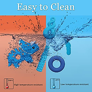 Chew Necklaces for Sensory Kids, 5 Pack Chewy Necklace Sensory for Boys and Girls with ADHD, SPD, Autism, Silicone Autism Sensory Products for Adult Reduce Chewing Anxiety Fidget