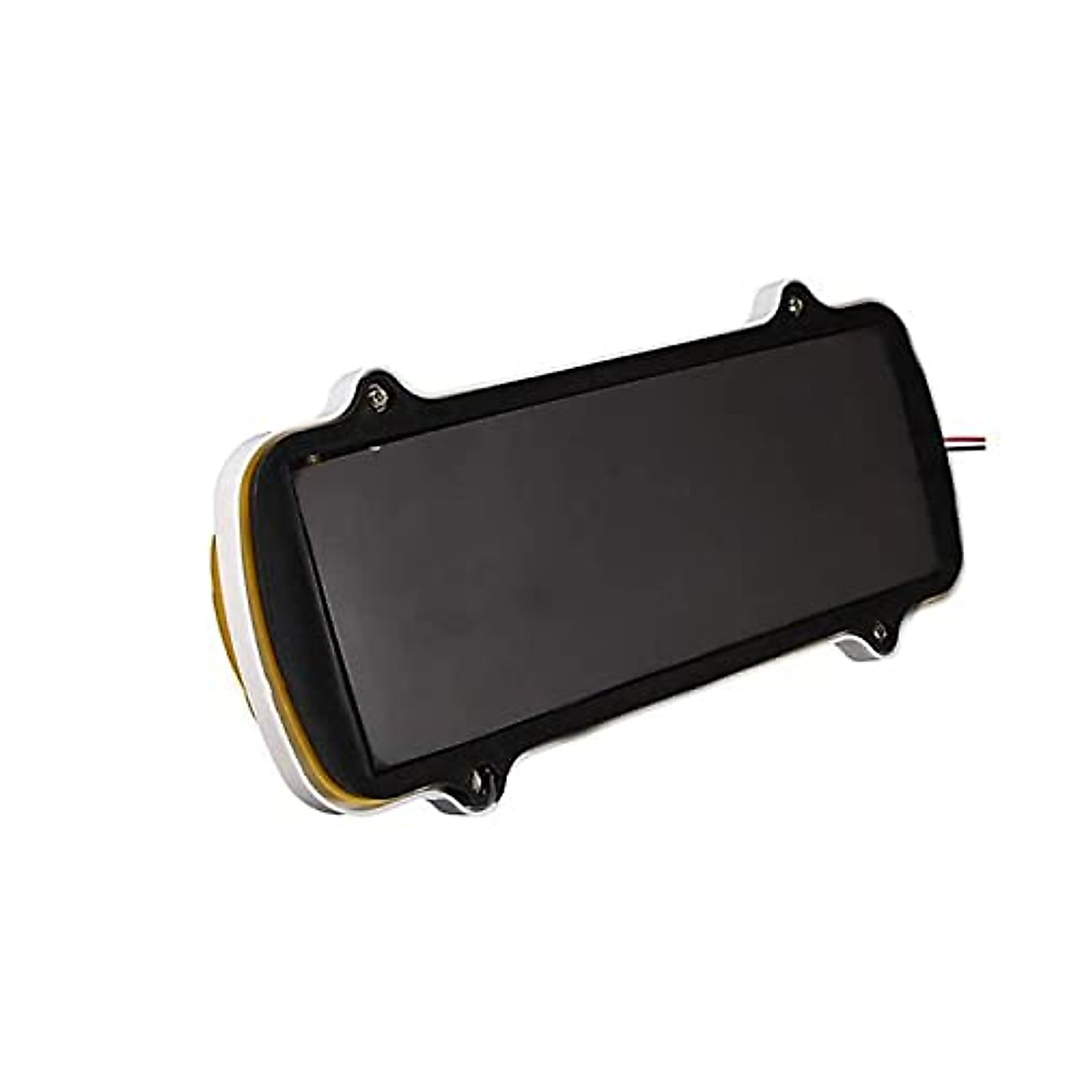 DRFLYSD USB Rechargeable Battery Taxi Top Light Roof Taxi Sign with Magnetic Base Waterproof Taxi Dome Light, White