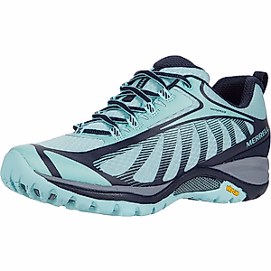 Merrell womens Siren Edge 3 Waterproof Hiking Shoe, Navy/Wave, 9 US