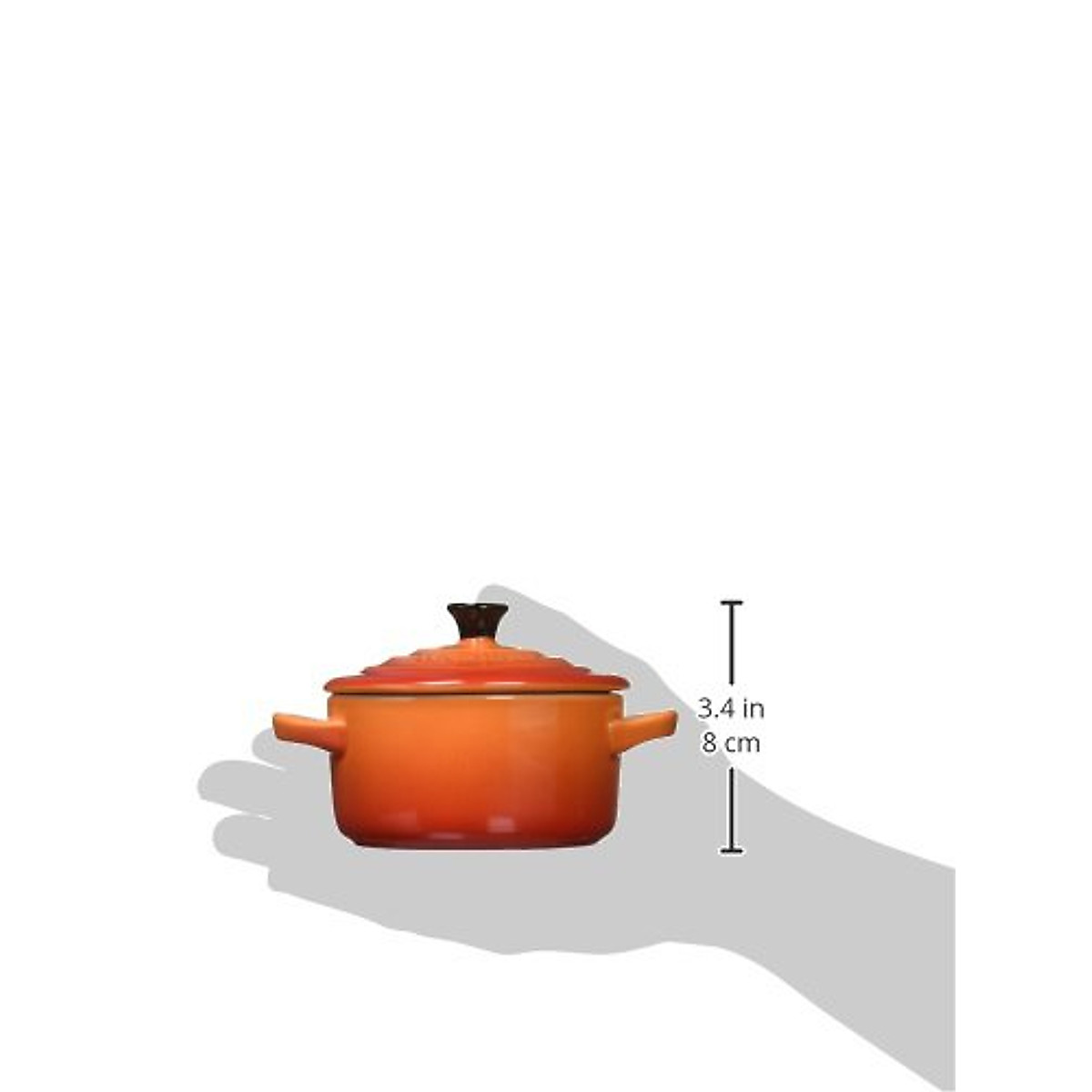 LE CREUSET Mini Round Cocotte Flame, 1 EA