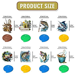 Gone Fishing String Hanging Banner Gone Fishing Party Decoration Fishing Birthday Party Decoration Fishing Party Supplies with Fishing Hanging Decorations for Fishing Decorations