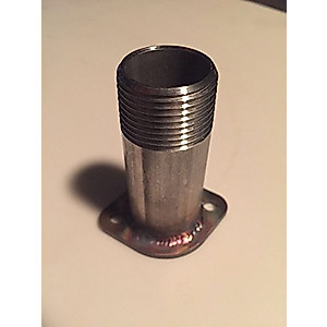 GenExhaust for Champion 3500/3200W & 3100/2800W Inverter Generator or Any Generator with a Model NO.88 Cover Plate Generator 3/4" NPT (National Pipe Taper) Steel Exhaust Extension Hardware only