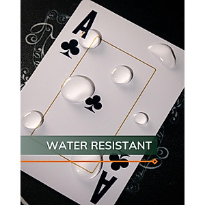 Bullets Playing Cards, Waterproof Plastic Playing Cards, Poker Size Double Pack with Paulie Design, Jumbo Index & Two Pips, Durable Professional Deck for Texas Holdem Poker, Includes Cut Card