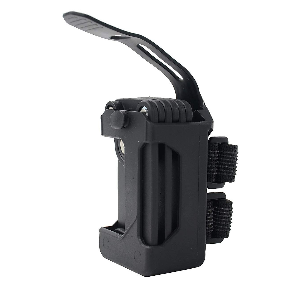 Folding Bike Lock, Foldable Bike Lock, Bicycle Folding Lock, Heavy Duty Anti Theft, 12 Steel Bars (30.7"/78cm) with 2 disc Keys and Mount Bracket