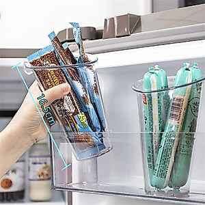 Set of 5 Refrigerator Storage Compartments - Refrigerator Storage Containers - Kitchen Pantry, BPA-Free Freezer Storage Containers Set of 5 Fridge Containers, Food Cabinet for Kitchen Hinaa