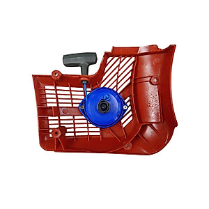 ENGINERUN Recoil Rewind Start Starter Cover Assembly Compatible with Husqvarna Partner K750 K760 Concrete Saw OEM 506385613 506 38 56-13