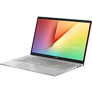 ASUS 2023 VivoBook S15 15.6" FHD IPS Red Laptop (Intel i5-1135G7 4-Core, 8GB RAM, 1TB PCIe SSD, Intel Iris Xe, Backlit KYB, FP, Thunderbolt 4, WiFi 6, BT 5.0, HD Webcam, Win 11 Home) w/Hub