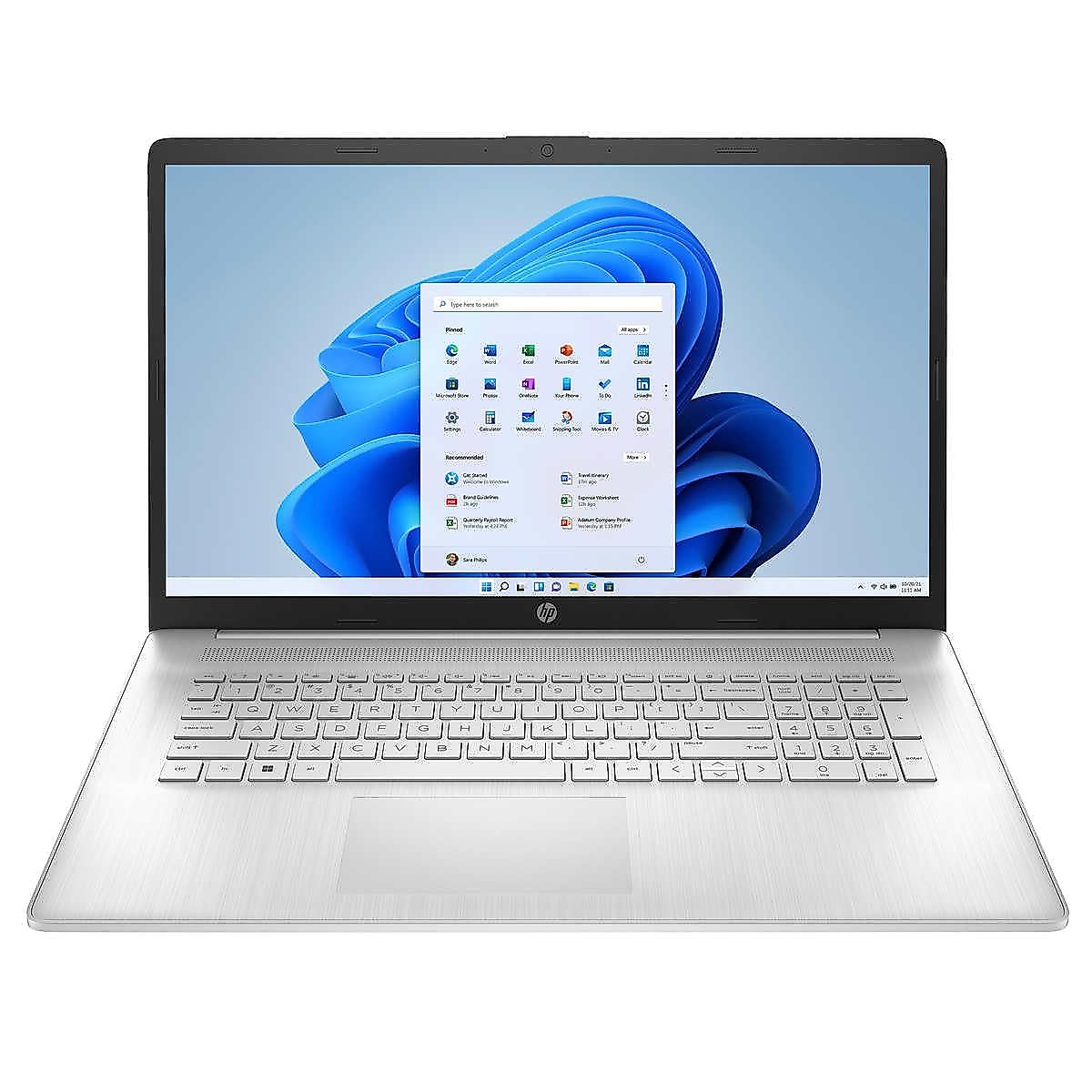 HP Touchscreen Laptop 2023 Newest, 17.3 Inch Touch Display, AMD Ryzen 5 7530U Processor (Beats i7-1165G7), 12GB RAM, 1TB SSD, Numeric Keypad, WiFi 6, Bluetooth, Windows 11 Home, Natural Silver
