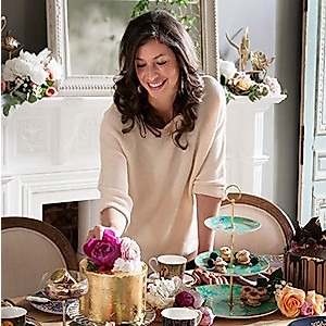 Sara Miller London for Portmeirion Parrot Collection 11 Inch Melamine Dinner Plates - Set of 4