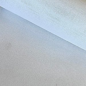 25 Count Evenweave Fabric Needlework Canvas Cross Stitch Cloth, White, W59″ x L20″