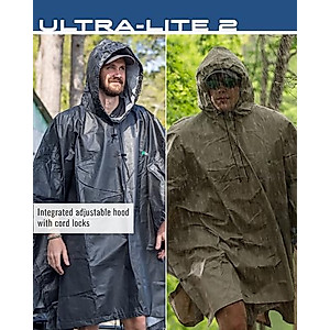 FROGG TOGGS Ultra-Lite2 Reusable Waterproof Breathable Poncho