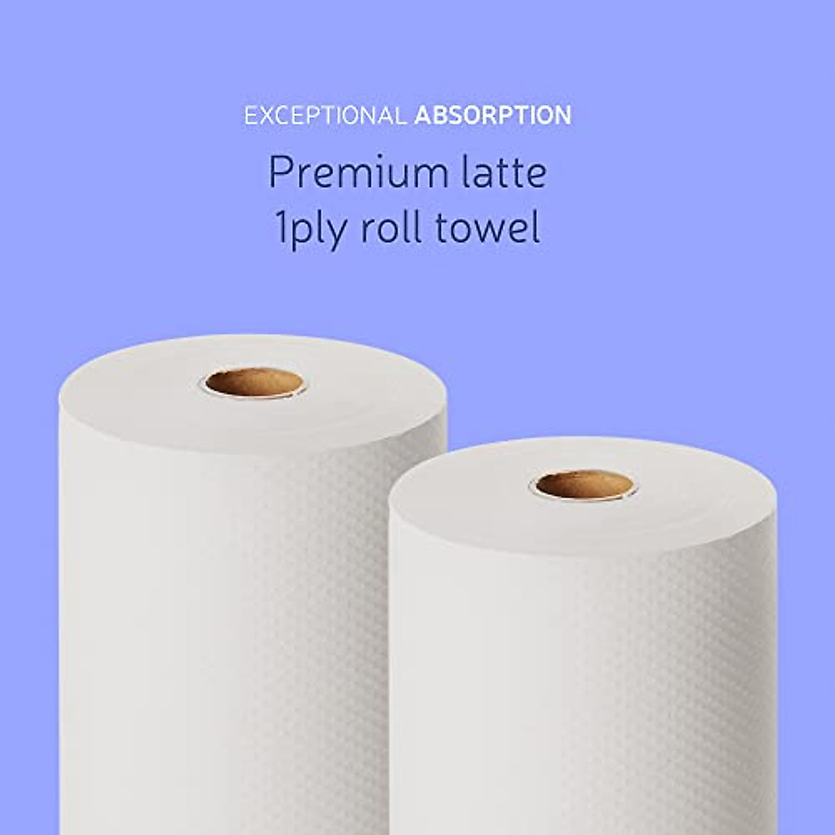 EZbrnd P1H600L EZ-Pull Premium 1-Ply Roll Paper Hand Towel, FSC Certified Recycled, White, 600' Length, Universal 8" X 1.5" Core, Pack of 6