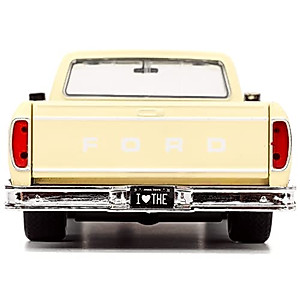 New Jada Compatible with 1979 Ford F-150 Pickup Truck Cream I Love 70's 1/24 Diecast Model Car by Jada 31609