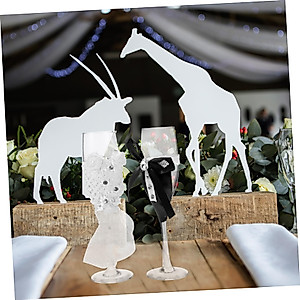 Abaodam 2pcs Beer Glasses Flute Goblet Night Party Cup Glass Beer Cup Bar Accessory Glasses Wedding Toasting Glasses Glass Cup Bridesmaid Red Wine Glass Household Lace