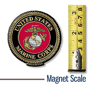 U.S. Marine Corps Seal Magnet by Classic Magnets, Collectible Souvenirs Made in The USA