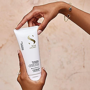 Alfaparf Milano Semi di Lino Diamond Illuminating Shampoo and Conditioner Set - Sulfate Free Shampoo and Conditioner for Color Treated Hair - Adds Brilliant Shine and Softness