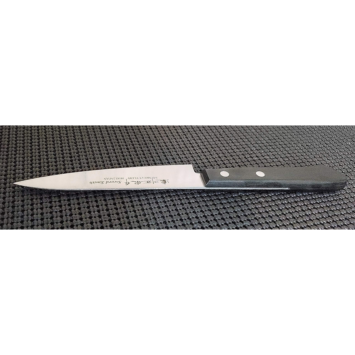 Satake Made In Japan Molybdenium Vanadium Stainless Steel Chef's Knife (801-850 Petty Blade 120mm) Wood,Stainless Steel,Natural