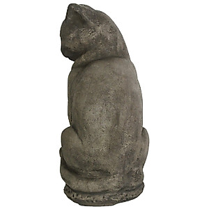 Fleur de Lis Garden Ornaments LLC Big Siamese Cat Statue Large Kitty Sculpture