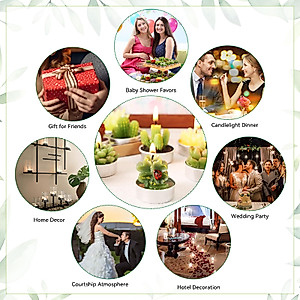 AIXIANG 12Pcs Cactus Candles Succulent Candles, Wedding Party Favors for Guests, Bridal Shower Candles Favors