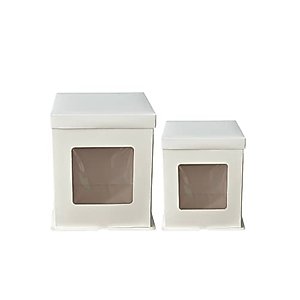 Tall Cake Box - 8x8x10 or 10x10x12 White (10x10x12)