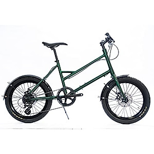 RITEWAY Bicycle Fender, Double Stay Cloth Bike Full Fender, Mud Flap, Front and Rear Set, for 20 Inches (ETRTO406/451), Width 2.4 inches (60 mm), Gloss Black