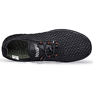 DOUSSPRT Men's Water Shoes Quick Drying Sports Aqua Shoes Size 8