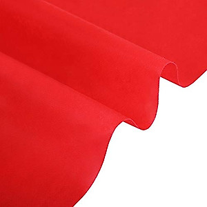 Movie Night Red Aisle Runner 24 in × 15 ft Red Carpet Event Runner Wedding Rug for Indoor Outdoor Wedding Party Decorations