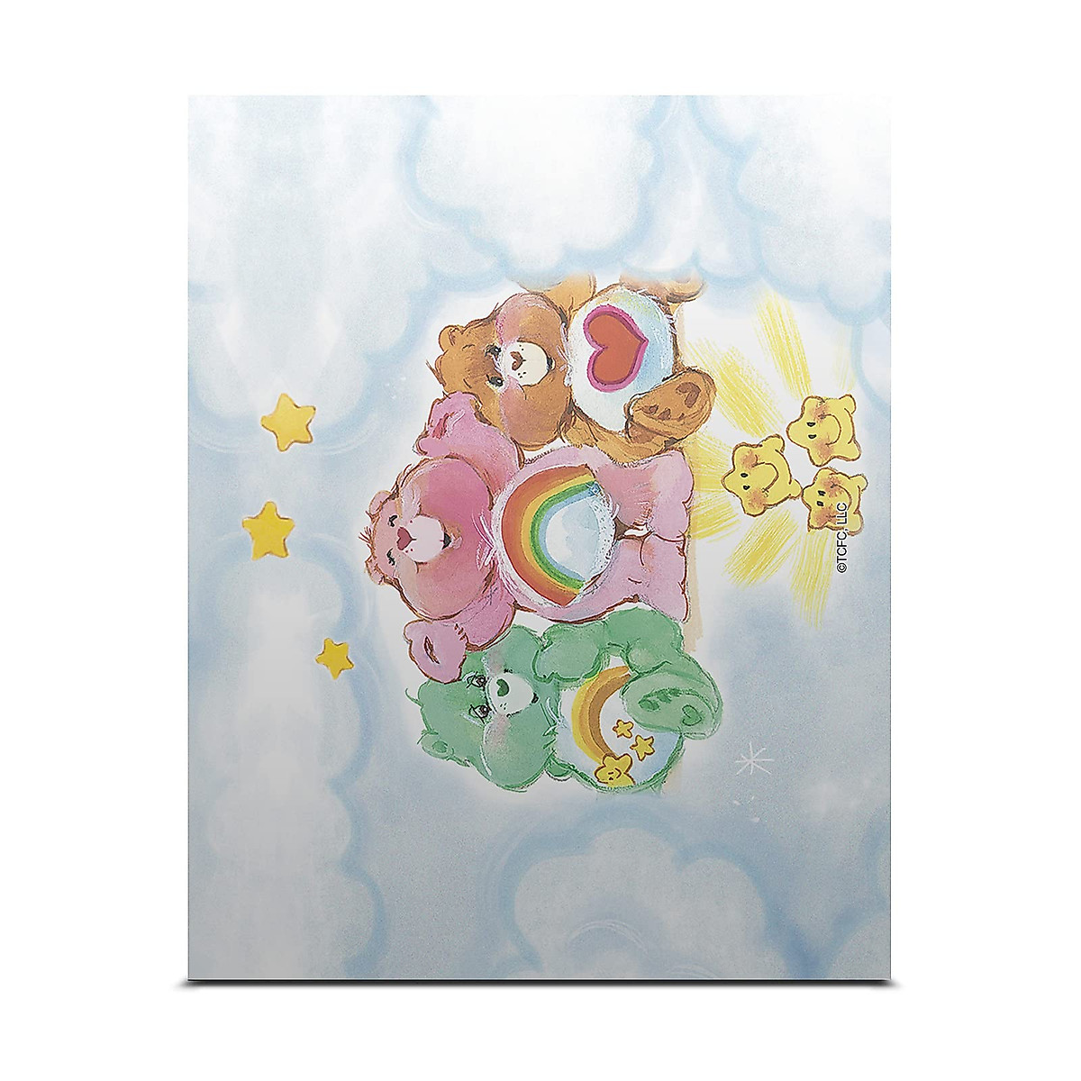 Head Case Designs Officially Licensed Care Bears Group Classic Matte Vinyl Sticker Gaming Skin Case Cover Compatible With Xbox One X Console and Controller Bundle