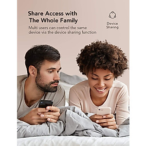 Nooie Bluetooth Smart Plug, WiFi Mini Smart Outlet, Remote/Voice Control, Works with Alexa Google Home, Schedule Timer, Child Lock, ETL Certified, 2.4G (4 Packs)