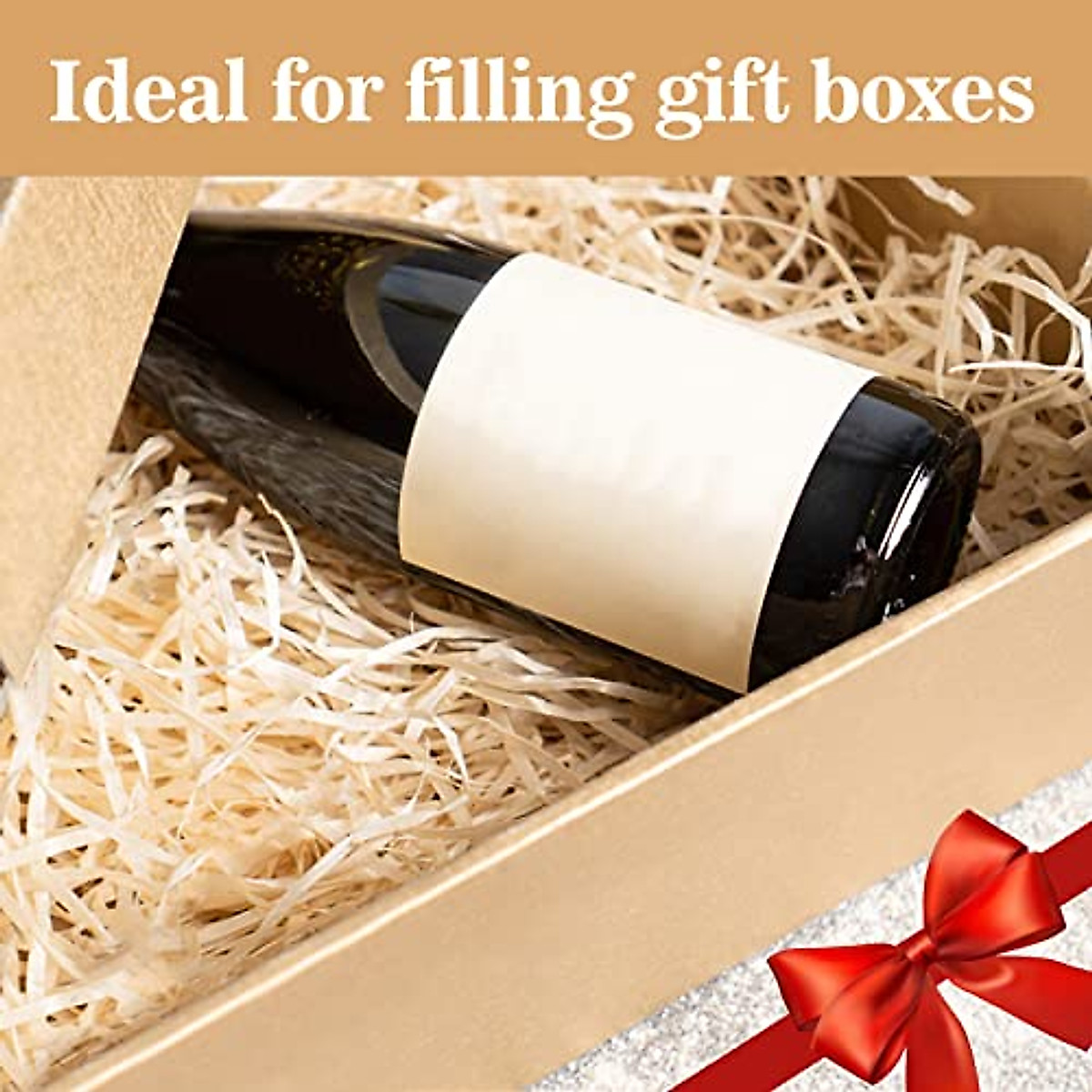 300g Natural Raffia Ribbon Raffia Grass - Sukh Raffia Straw for Florist Bouquets Decoration Crafts Ribbon for Gift Wrapping Christmas Gift Birthday Raffia Grass Wrap Ribbon Natural Materials 6PCSx50g