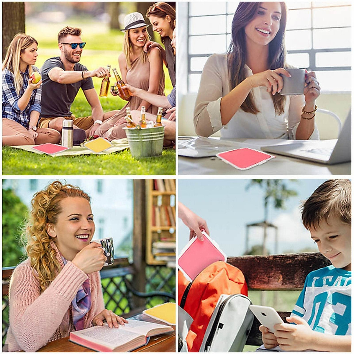 Sandwich Containers, Silicone Sandwich Storage With Snap-Off Sandwich Box Reusable Sandwich Holder For Snacks Storage (Pink)