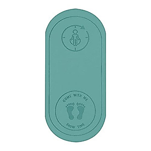 NA Yoga Mat Rope Skipping mat soundproof Shock pad Home Indoor Fitness Rope Skipping Dance Sports Buffer Mute, Blue, 1*62.5*140