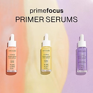 wet n wild Prime Focus Facial Serum Primer Makeup Extending, Hydrating Face Skin Care Product, Reduces Fine Lines And Wrinkles, For Repairing Dry Skin, Retinol Alternative