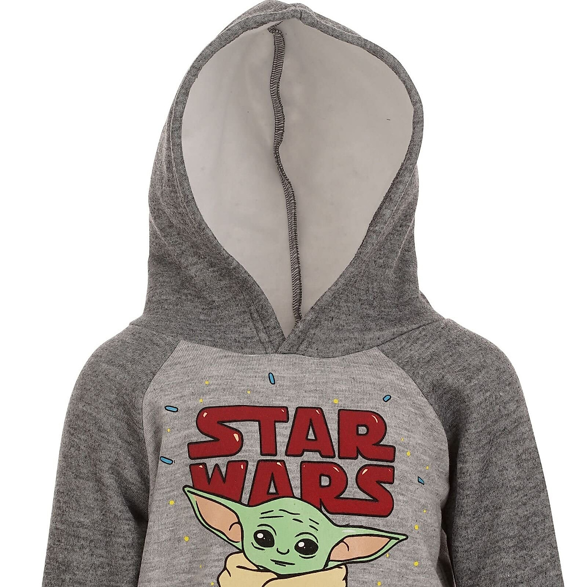 STAR WARS The Mandalorian Baby Yoda Big Boys Fleece Hoodie & Pants Gray 10-12