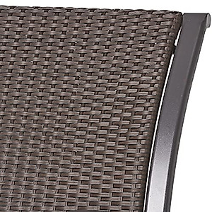 Christopher Knight Home Gracie'S KD Rocking Chair, Dark Brown Ridged